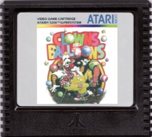 clowns & balloons, atari 5200