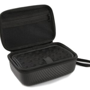 CASEMATIX Lavalier Mic Case Compatible with Kimafun 2.4g Wireless Microphone and Accessories - Includes Hard Case Only