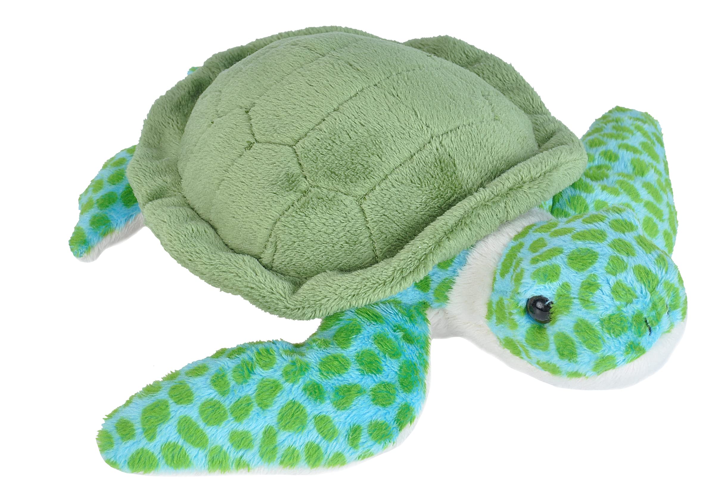 Wild Republic Sea Turtle Plush, Stuffed Animal, Plush Toy, Gifts for Kids, Sea Critters, 8"