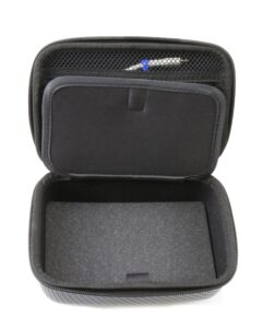 casematix lavalier mic case compatible with kimafun 2.4g wireless microphone and accessories - includes hard case only