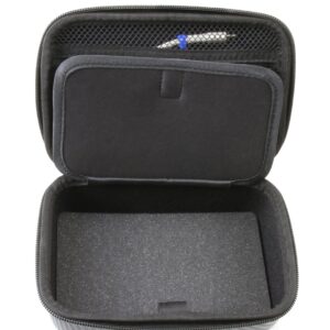 CASEMATIX Lavalier Mic Case Compatible with Kimafun 2.4g Wireless Microphone and Accessories - Includes Hard Case Only