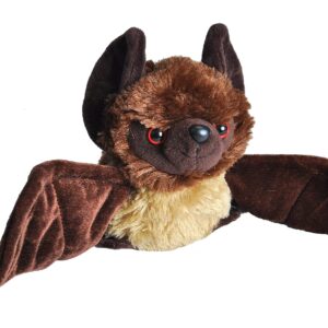 Wild Republic Bat Plush, Stuffed Animal, Plush Toy, Gifts for Kids, HUG'EMS 7 inches