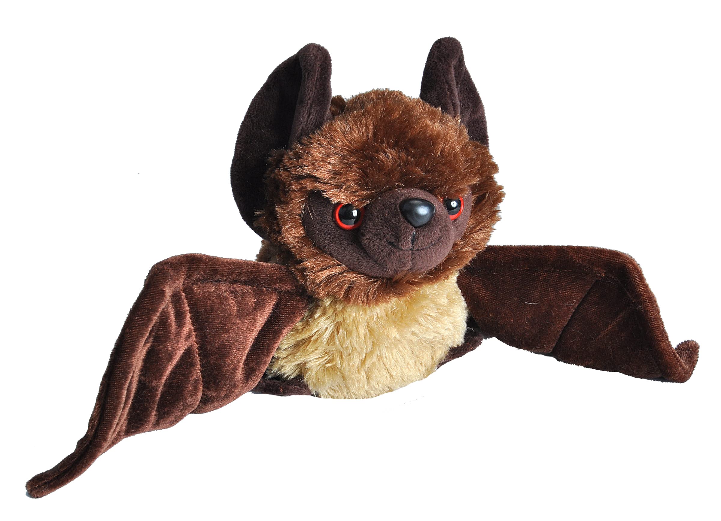 Wild Republic Bat Plush, Stuffed Animal, Plush Toy, Gifts for Kids, HUG'EMS 7 inches