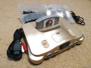 limited edition gold nintendo 64 console