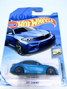 hot wheels 2018 50th anniversary factory fresh 2016 bmw m2 121/365 , blue