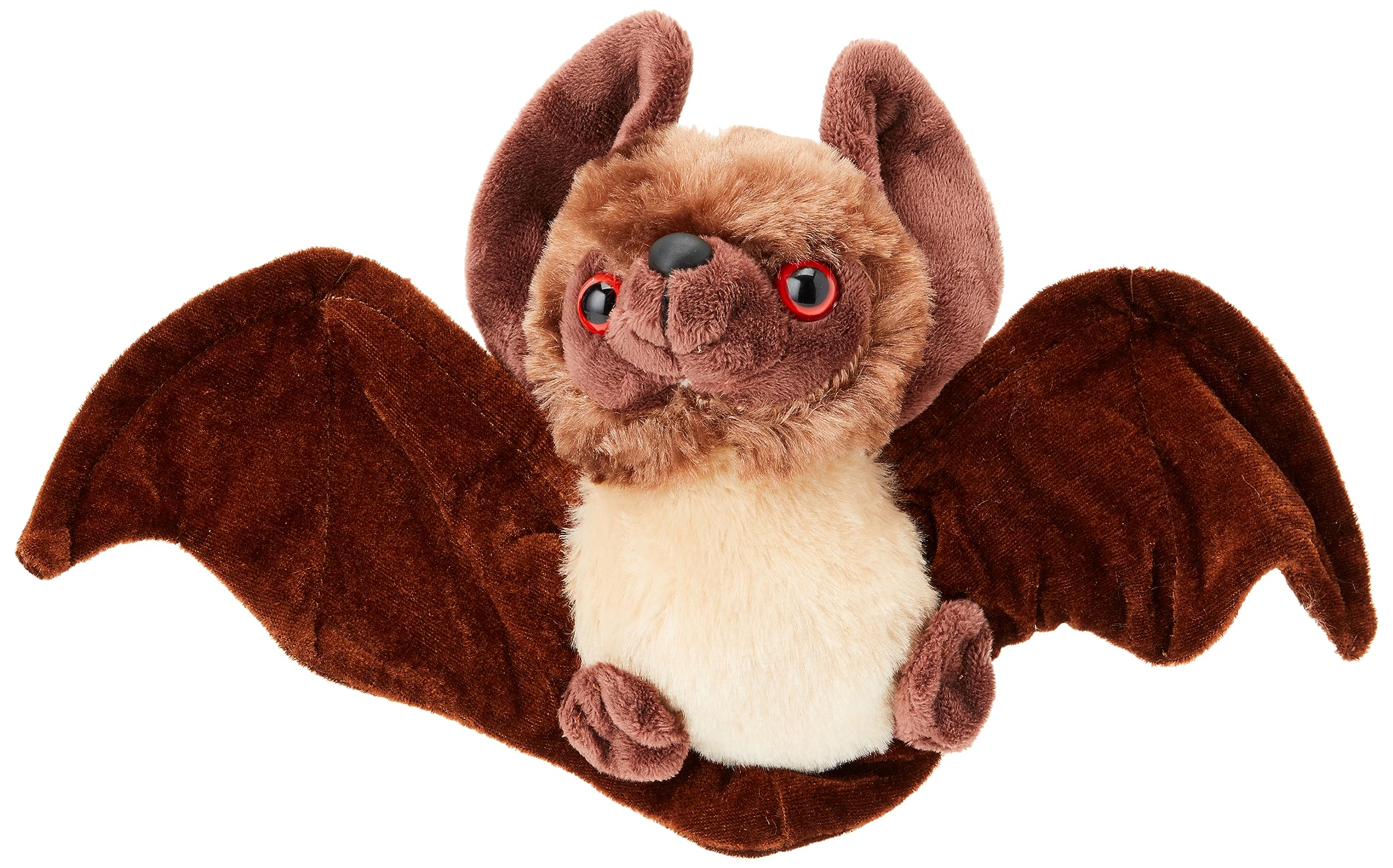 Wild Republic Bat Plush, Stuffed Animal, Plush Toy, Gifts for Kids, HUG'EMS 7 inches