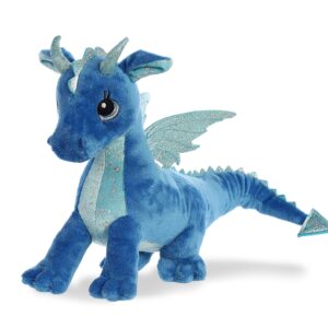 Aurora® Enchanting Sparkle Tales™ Indigo Dragon™ Stuffed Animal - Magical Adventures - Endless Play - Blue 12 Inches