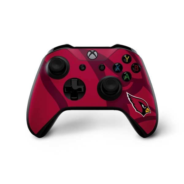 Skinit Decal Gaming Skin Compatible with Xbox One X Bundle - Officially Licensed NFL Arizona Cardinals Double Vision Design