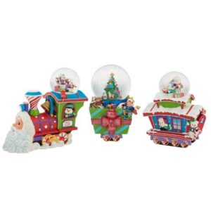 christopher radko choo choo santa snowglobe