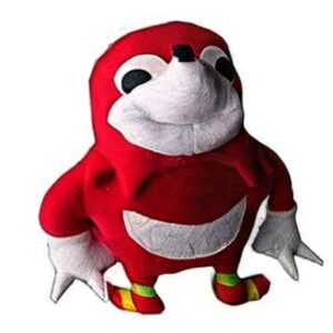 SYUSAMA Do You Know The Way Ugandan Knuckles Plush Stuffed Toy 10 inch