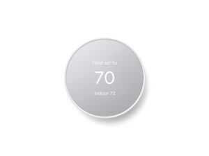 google nest thermostat - smart thermostat for home - programmable wifi thermostat - compatible with alexa - snow (open box)