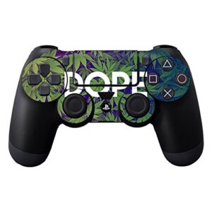 mightyskins skin compatible with sony ps4 controller - dope | protective, durable, and unique vinyl decal wrap cover | easy to apply, remove, and change styles | made in the usa