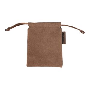 hide & drink, multipurpose small coin bag handmade from sheepskin (cinnamon)