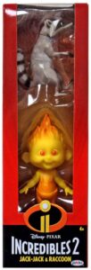 the incredibles 2 jack-jack & raccoon action figures 12" scale