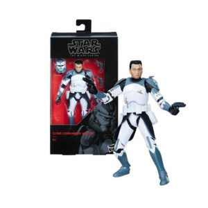 star wars the clone wars black series clone commander wolffe action figure [6 inch]