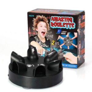 mini electric shock finger lie detector polygraph lucky tricky electric shocking roulette shots desktop decompression creative truth or dare toys