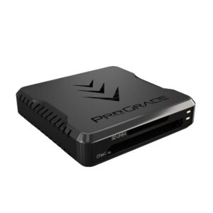 cfast and sd uhs-ii dual-slot memory card reader by prograde digital | usb 3.2 gen 2 for professional filmmakers, photographers & content creators