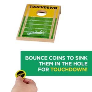 Hasbro Gaming Coinhole Touchdown Coin-Tossing Table Top Cornhole Party Game Ages 8 and Up (Amazon Exclusive)