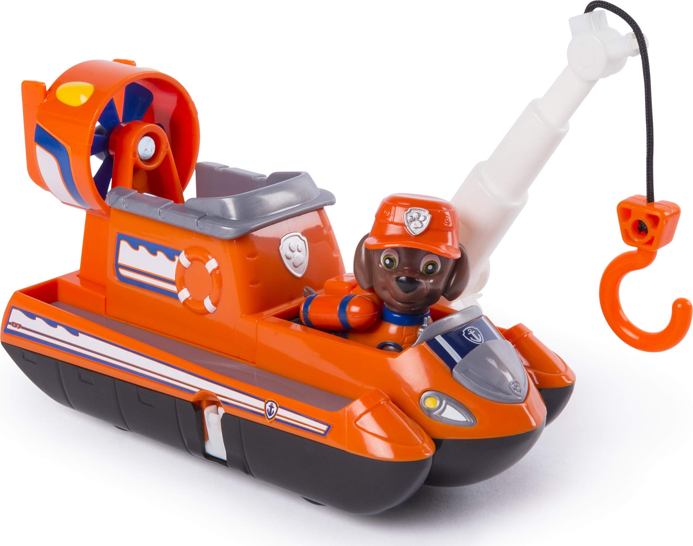 Paw Patrol Ultimate Rescue - Zuma’s Ultimate Rescue Hovercraft with Moving Propellers & Rescue Hook, for Ages 3 & Up