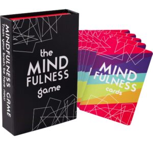 innericons mindfulness therapy games: social skills game that teaches for kids, teens and adults effective for self care, communication skills 40 cards for play therapy