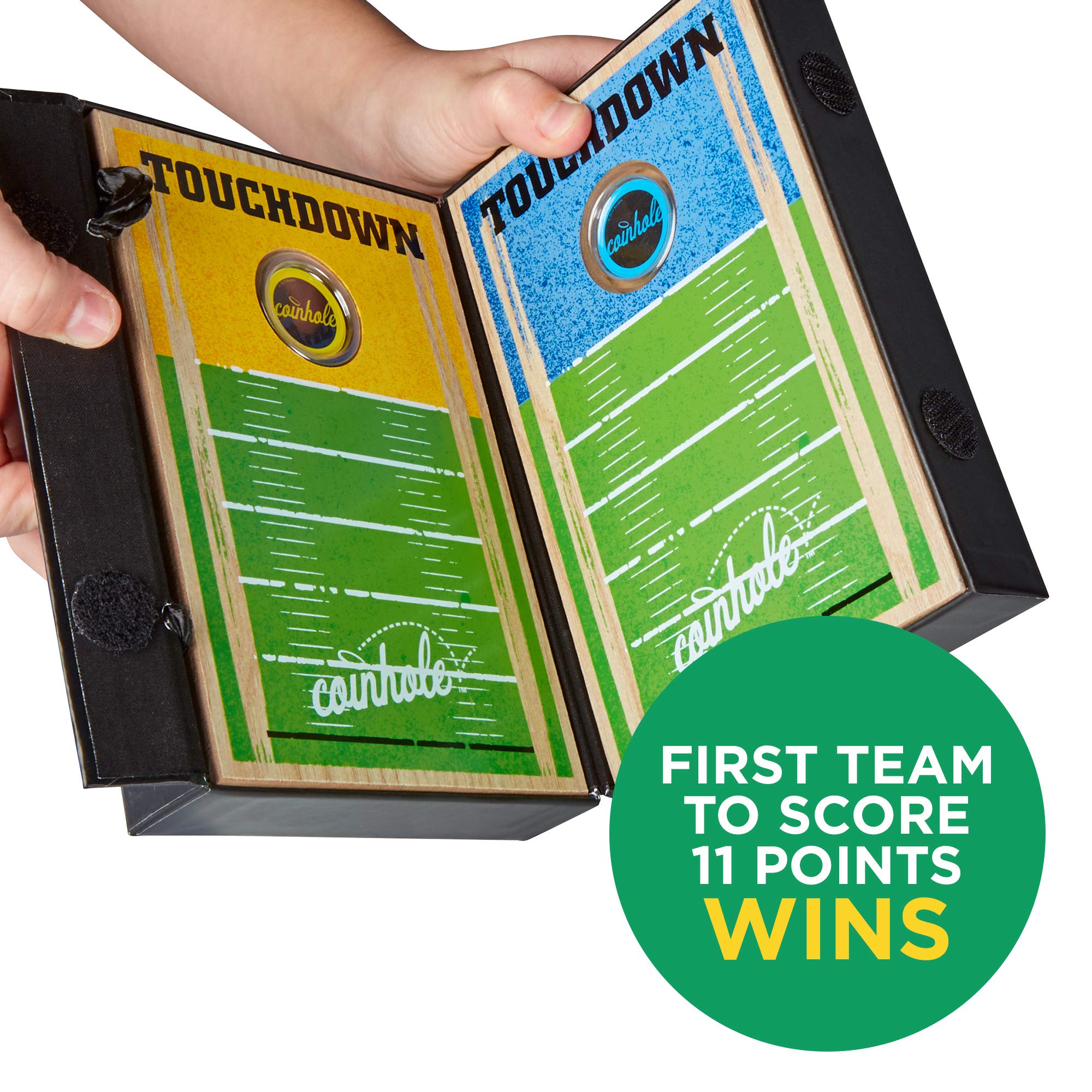 Hasbro Gaming Coinhole Touchdown Coin-Tossing Table Top Cornhole Party Game Ages 8 and Up (Amazon Exclusive)