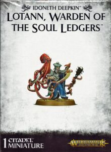 games workshop warhammer aos - idoneth deepkon lotann warden of the soul ledgers