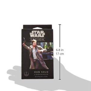 Star Wars: Legion Han Solo COMMANDER EXPANSION - Lead Your Rebel Army! Tabletop Miniatures Strategy Game for Kids and Adults, Ages 14+, 2 Players, 3 Hour Playtime, Made by Atomic Mass Games