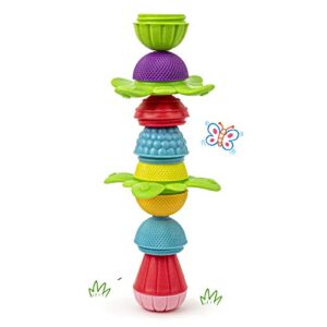 Lalaboom 36 Piece Baby Toddler Beads – Montessori Educational Shape and Color STEM Construction Toy 10 Months to 3 Years - BL300, Multicolor