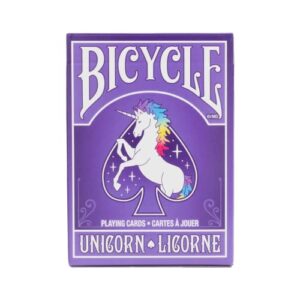 Bicycle Unicorn Playing Cards, Standard Index, Poker Cards, Premium Playing Cards, Unicorn Cards, Unique Playing Cards, 1 Deck