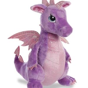 Aurora® Enchanting Sparkle Tales™ Larkspur Dragon™ Stuffed Animal - Magical Adventures - Endless Play - Purple 12 Inches