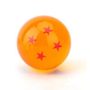 Boxtree Children Toy New Gift Box Set of 7pcs Dragon Ball Z 43mm/1.7" Stars Crystal Ball (Orange)