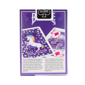 Bicycle Unicorn Playing Cards, Standard Index, Poker Cards, Premium Playing Cards, Unicorn Cards, Unique Playing Cards, 1 Deck