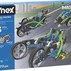 K'NEX Imagine – Road Fighters Building Set – 213Piece – Ages 7+ – Engineering Educational Toy Building Set (Amazon Exclusive)