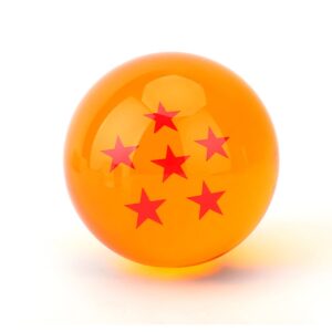 Boxtree Children Toy New Gift Box Set of 7pcs Dragon Ball Z 43mm/1.7" Stars Crystal Ball (Orange)