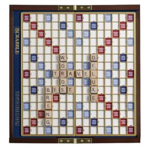 WS Game Company Scrabble Deluxe Travel Edition, 2 to 4 players