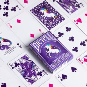 Bicycle Unicorn Playing Cards, Standard Index, Poker Cards, Premium Playing Cards, Unicorn Cards, Unique Playing Cards, 1 Deck