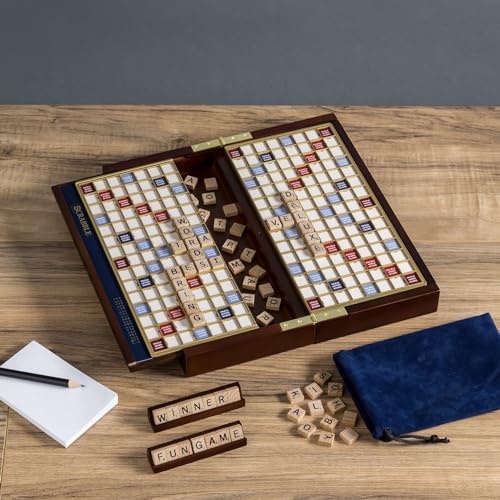 WS Game Company Scrabble Deluxe Travel Edition, 2 to 4 players