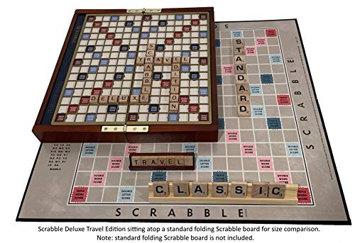 WS Game Company Scrabble Deluxe Travel Edition, 2 to 4 players