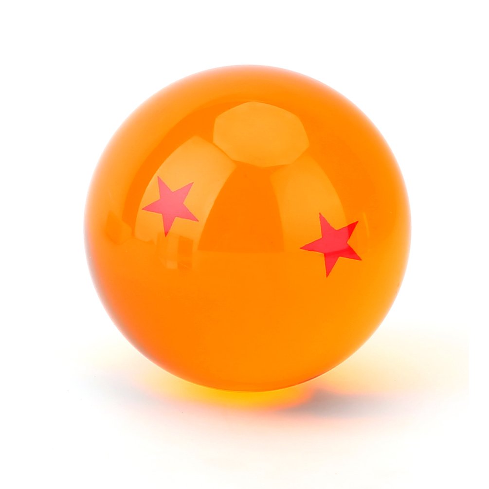 Boxtree Children Toy New Gift Box Set of 7pcs Dragon Ball Z 43mm/1.7" Stars Crystal Ball (Orange)