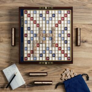 WS Game Company Scrabble Deluxe Travel Edition, 2 to 4 players