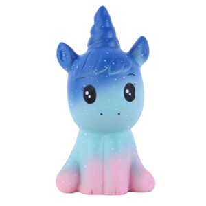 anboor 4.9 inches squishies unicorn galaxy kawaii soft slow rising scented animal squishies stress relief kids toys (galaxy)