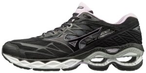 mizuno women's wave creation 20, black, 8.5