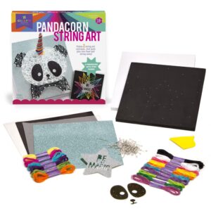 Craft-tastic – String Art – Craft Kit Makes 2 Large String Art Canvases – Pandacorn Edition