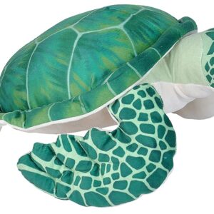 Wild Republic Sea Turtle Plush, Stuffed Animal, Plush Toy, Gifts for Kids, Living Ocean 23 Inches , Green