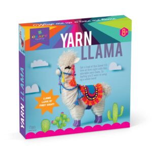 craft-tastic – yarn llama kit – craft kit makes 1 yarn-wrapped llama