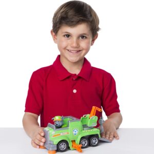 Paw Patrol Rocky’s Ultimate Rescue Recycling Truck with Moving Crane and Flip-Open Ramp