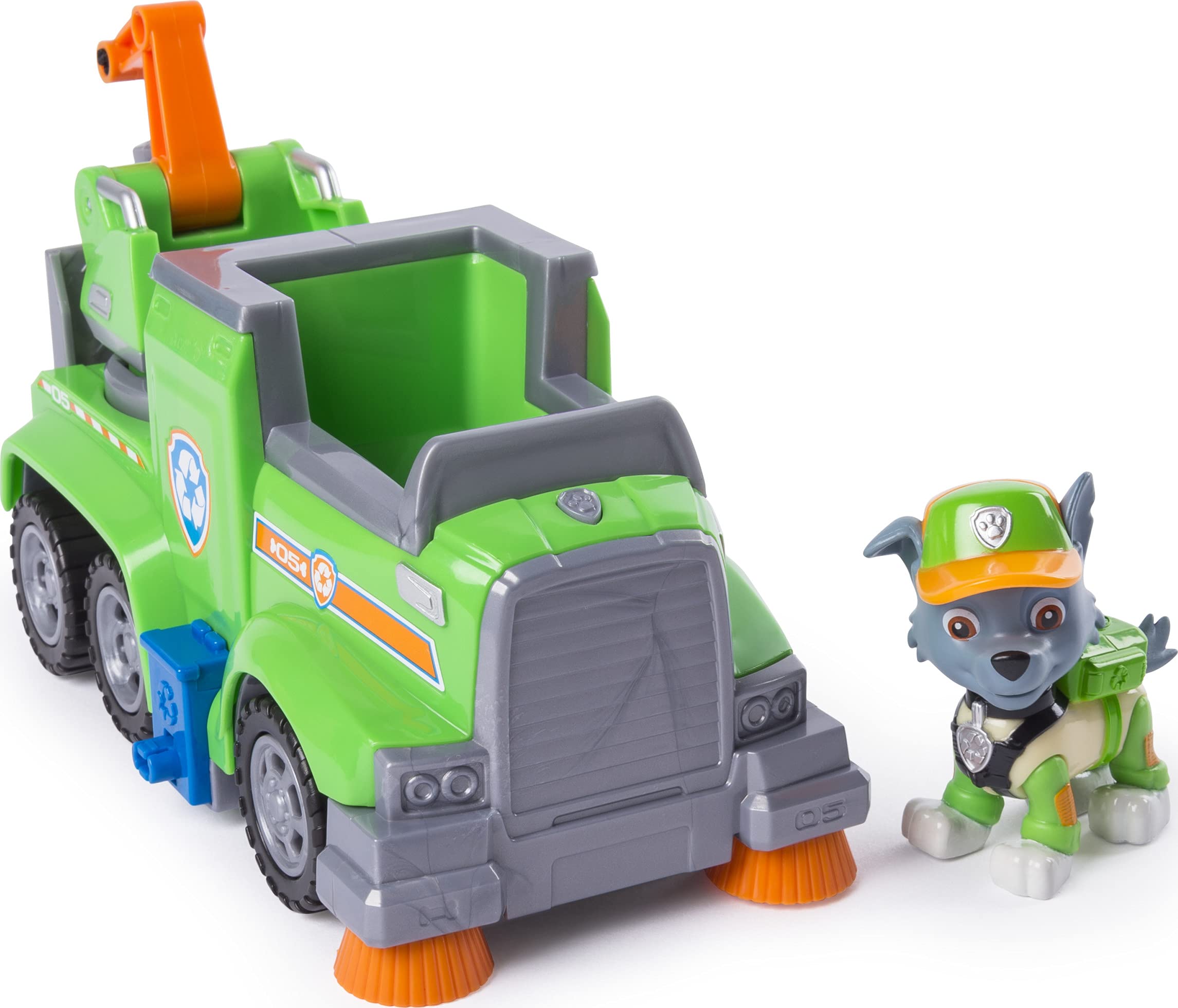 Paw Patrol Rocky’s Ultimate Rescue Recycling Truck with Moving Crane and Flip-Open Ramp