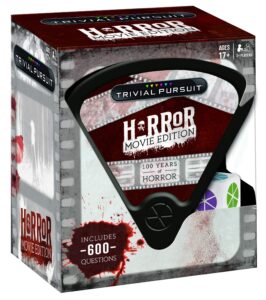 usaopoly trivial pursuit: horror movie edition | questions from classic horror films | board game for fans of horror movies