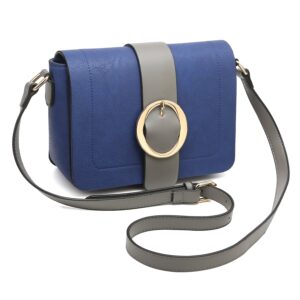 women vegan leather crossbody shoulder bags designer fashion purses structured messenger bags