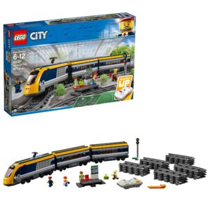 lego city passenger train 60197 building kit (677 pieces)